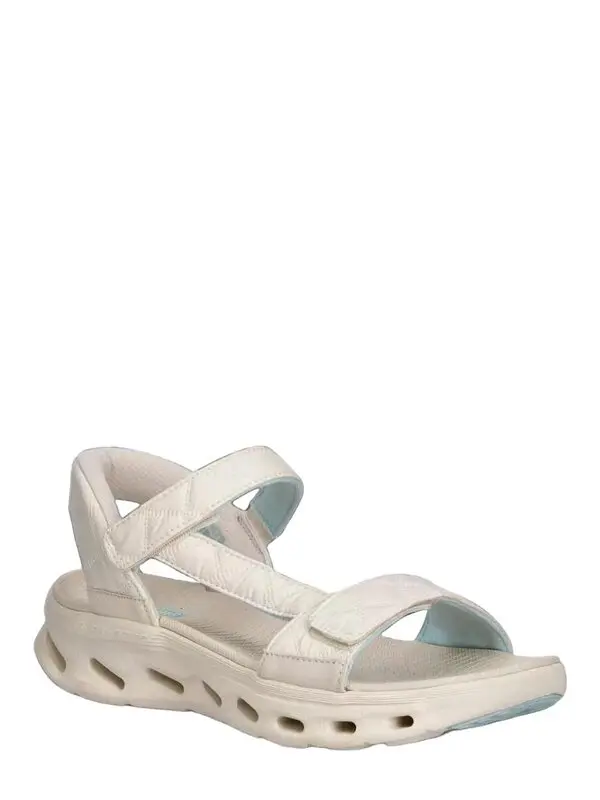 Sketchers Go Walk Glide-step Sandals - Neutrals