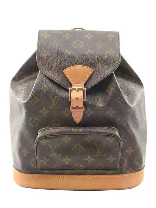 LOUIS VUITTON Monogram Canvas Montsouris Backpack - Brown