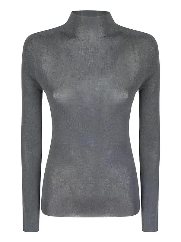 M.S.M. Turtleneck Wool Sweater - Grey
