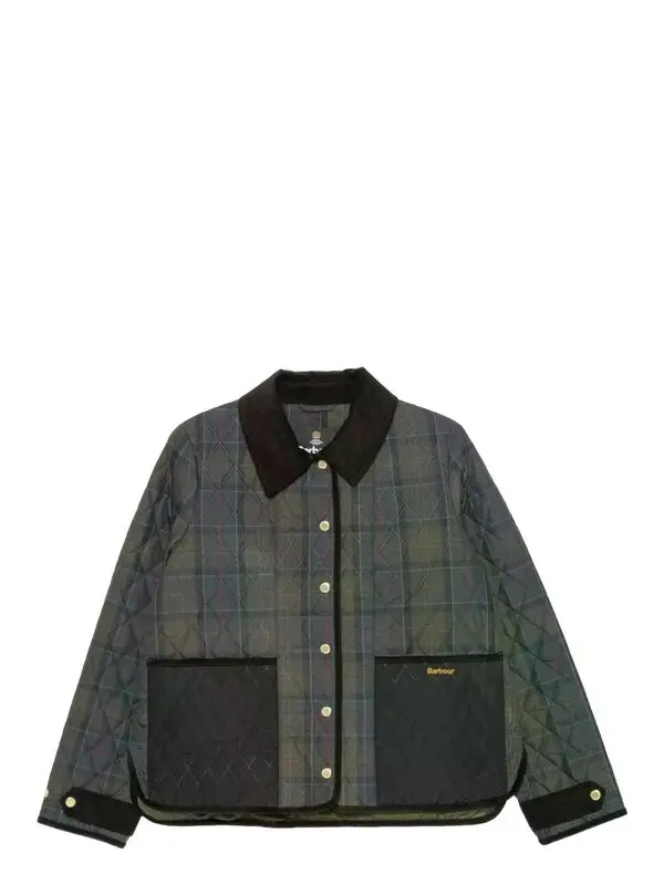 Barbour Quilted Tartan-print Jacket - Green