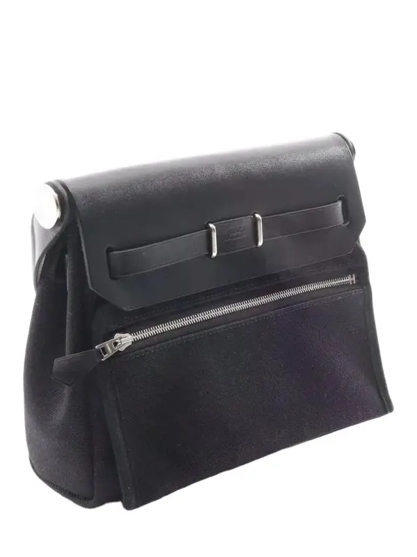 Hermès Airbag Zip Shoulder Bag - Black