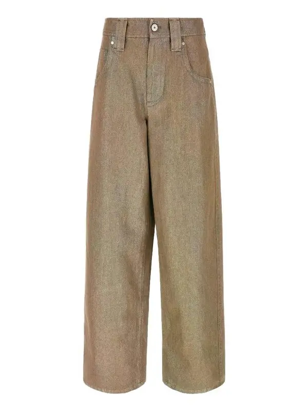 Brunello Cucinelli Baggy Jeans - Brown