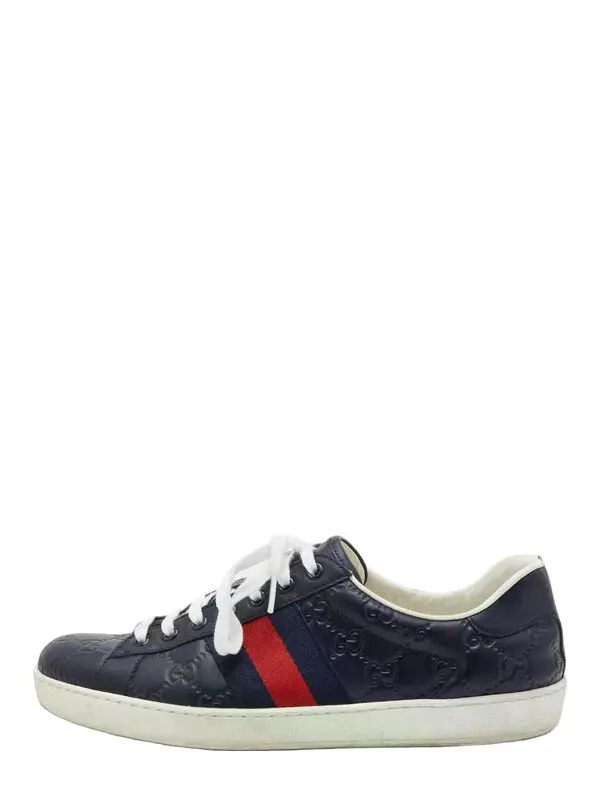 Gucci Ace Ssima Low-top Sneakers - Blue