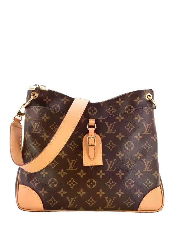 LOUIS VUITTON Odeon Nm Handbag Monogram Canvas Crossbody Bag - Brown