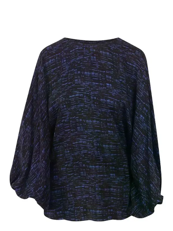 GIANLUCA CAPANNOLO Check-print Balloon-sleeve Blouse - Black