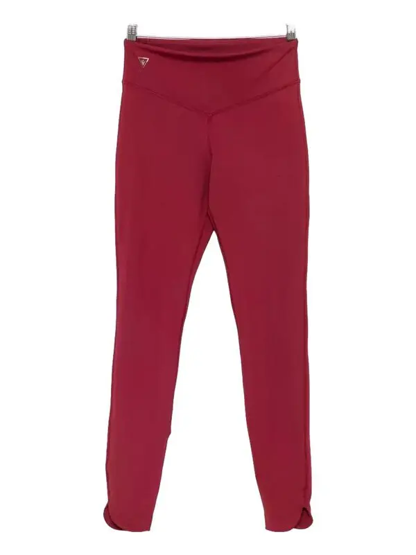 MACRON High-waisted Performance Leggings - Red