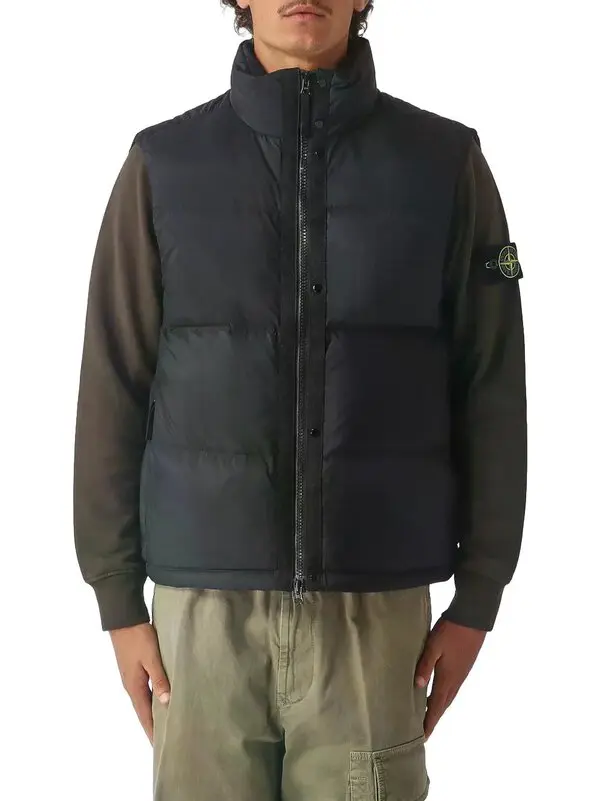 Stone Island G100004 Matt Ripstop Cordura® Down Vest - Black