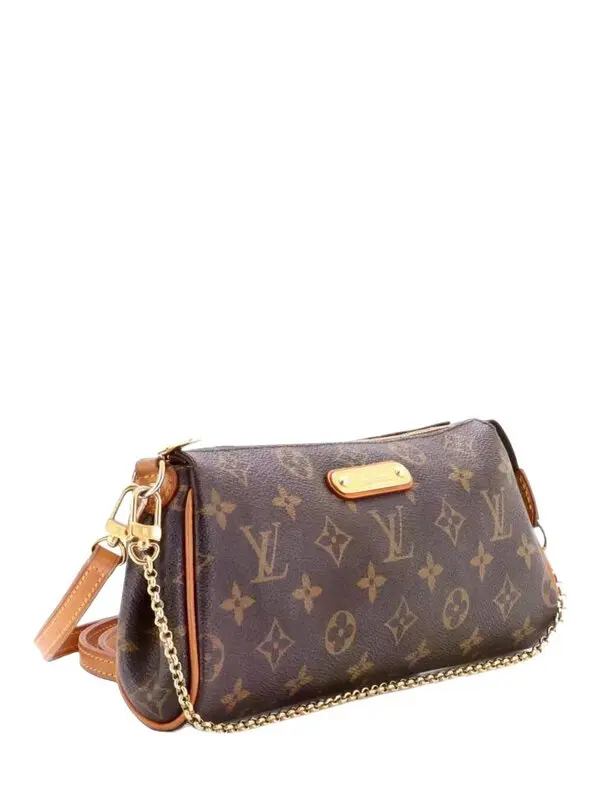 LOUIS VUITTON Eva Handbag Monogram Canvas Clutch Bag - Brown