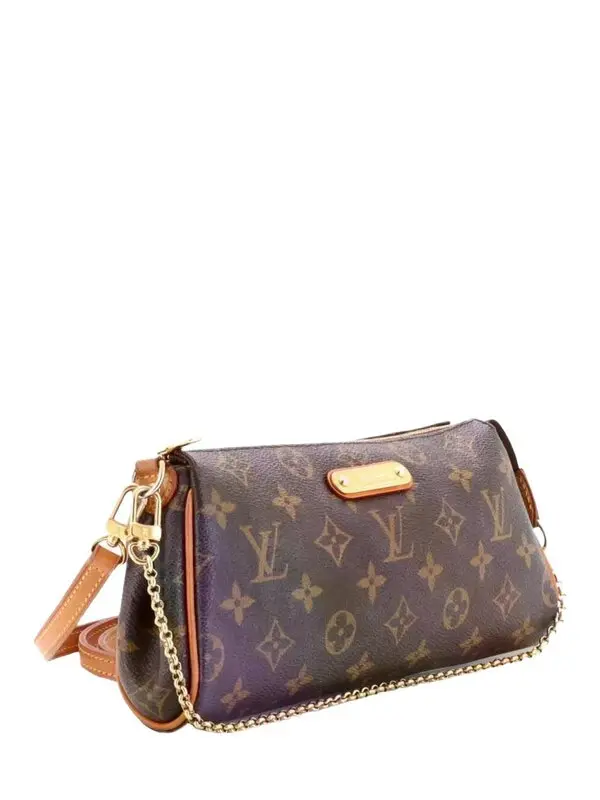 LOUIS VUITTON Monogram Canvas Eva Clutch Bag - Brown