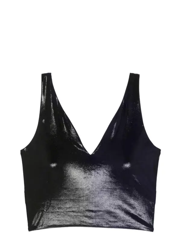 MACRON V-neck Performance Top - Black