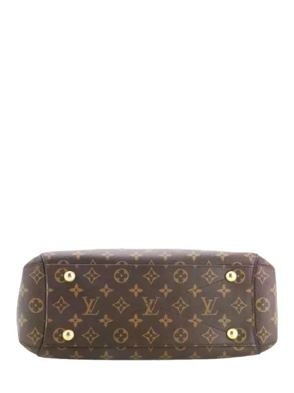 LOUIS VUITTON Monogram Canvas Montaigne Mm Tote Bag - Brown