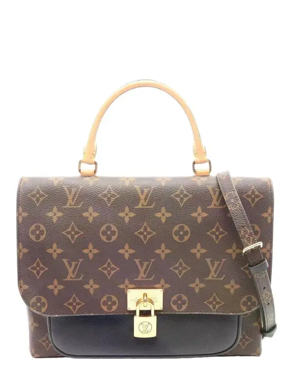 LOUIS VUITTON Marignan Monogram Canvas Tote Bag - Brown