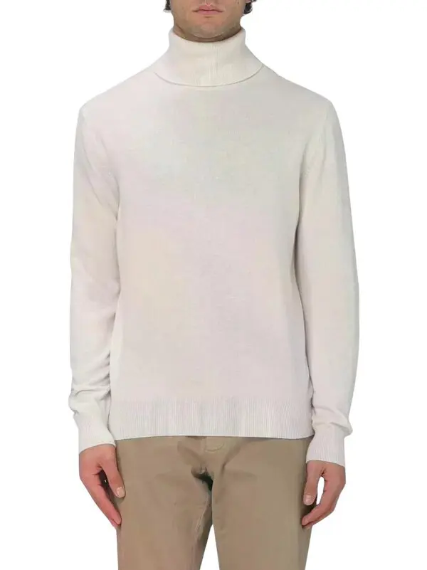 XC Roll-neck Knitted Sweater - Neutrals