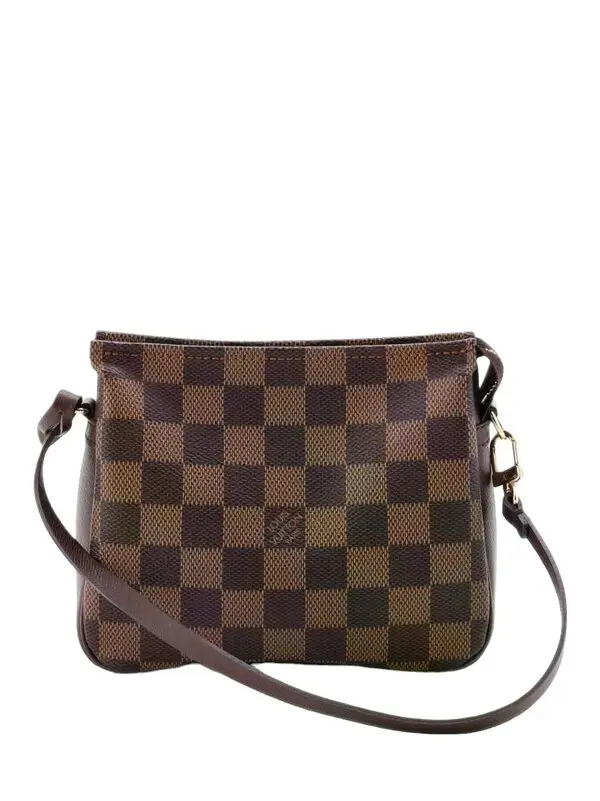 LOUIS VUITTON Damier Trousse Make Up Bag Pouch - Brown