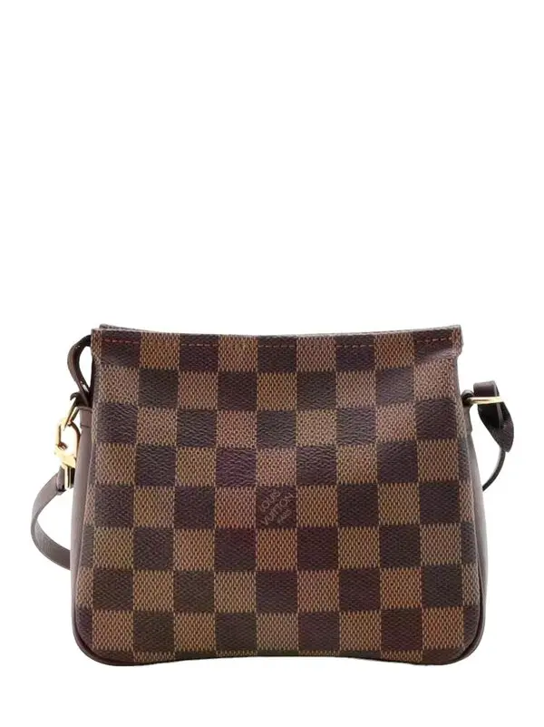LOUIS VUITTON Damier Trousse Make Up Bag Pouch - Brown