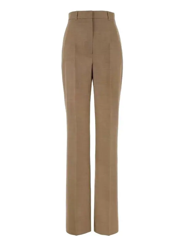 Max Mara Cambusa Virgin Wool Trousers - Neutrals