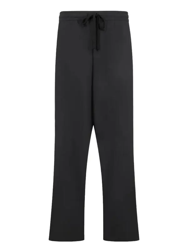 Fear Of God Silk-blend Pleat-front Drawstring Pants - Black