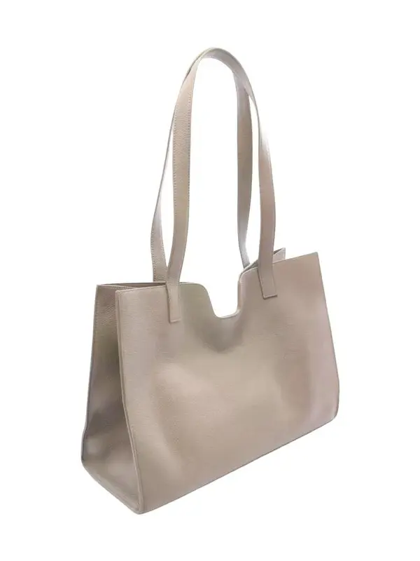 Celine Grainy Calfskin Cabas 16 Tote Bag - Neutrals