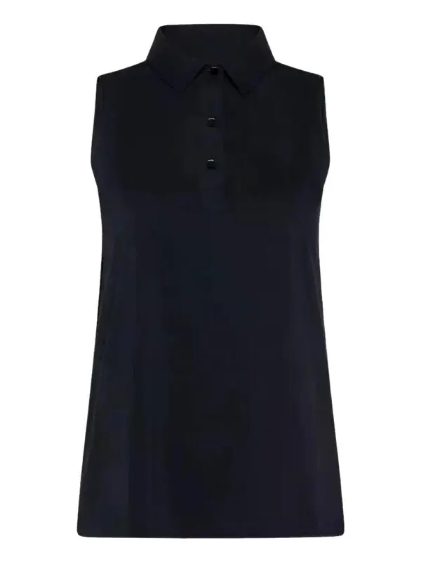 RRD Sleeveless Polo Shirt - Black