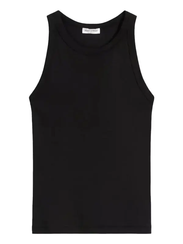Marc O'polo Jersey Round-neck Top - Black