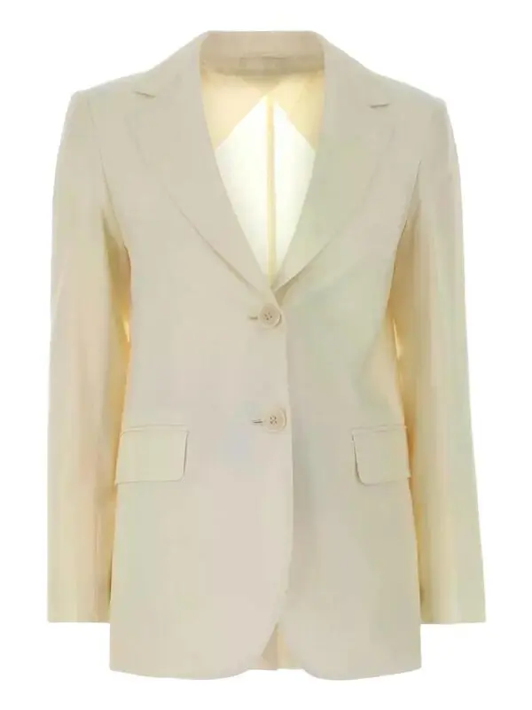 Max Mara Assenzi Virgin Wool Blazer - Neutrals