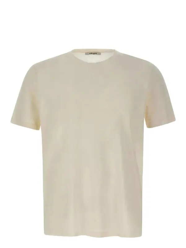KANGRA Cotton T-shirt - Neutrals