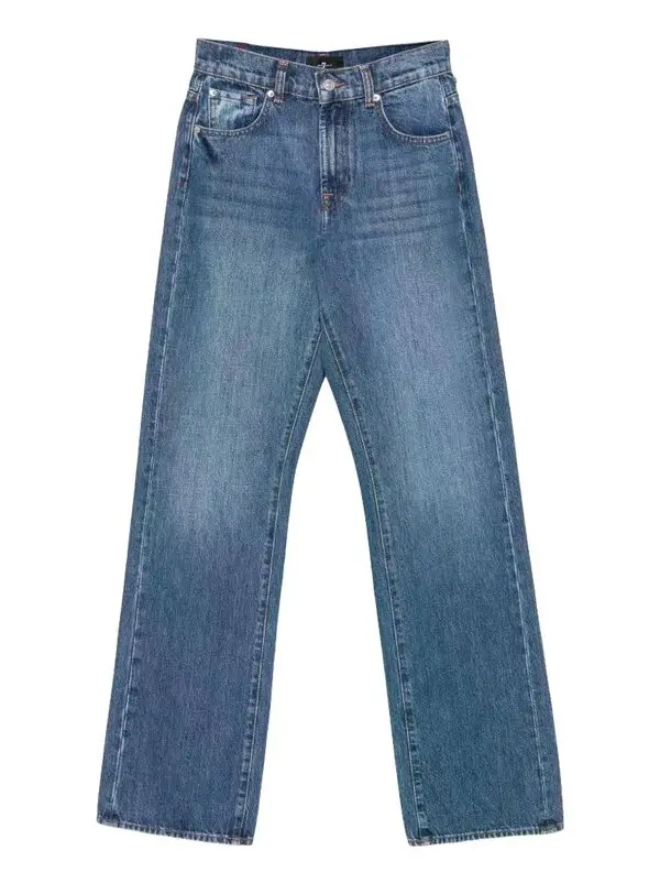 7 For All Mankind Tess Belt-loop Jeans - Blue