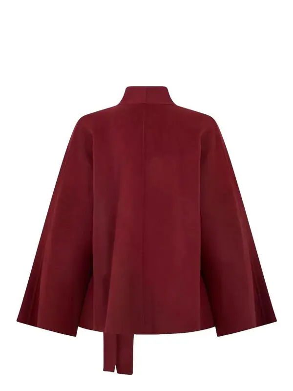 Max Mara Wool, Silk, And Cashmere Coatigan - Red