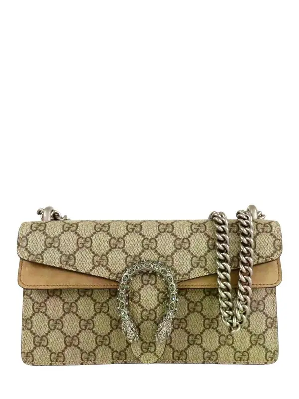 Gucci Gg Supreme Dionysus Crossbody Bag - Neutrals