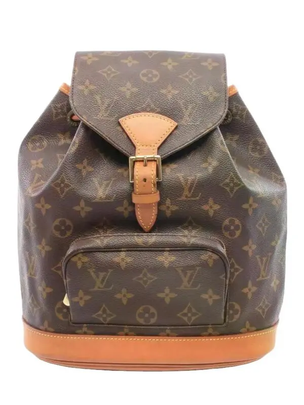 LOUIS VUITTON Monogram Canvas Montsouris Backpack - Brown