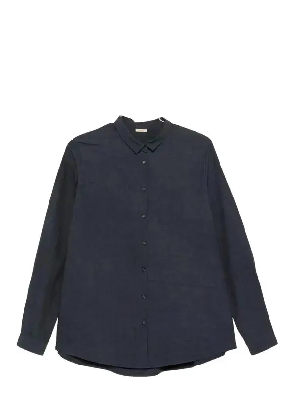 Apuntob Long-sleeve Button-fastening Shirt - Blue
