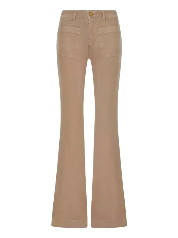 Seafarer Corduroy Flared Jeans - Neutrals