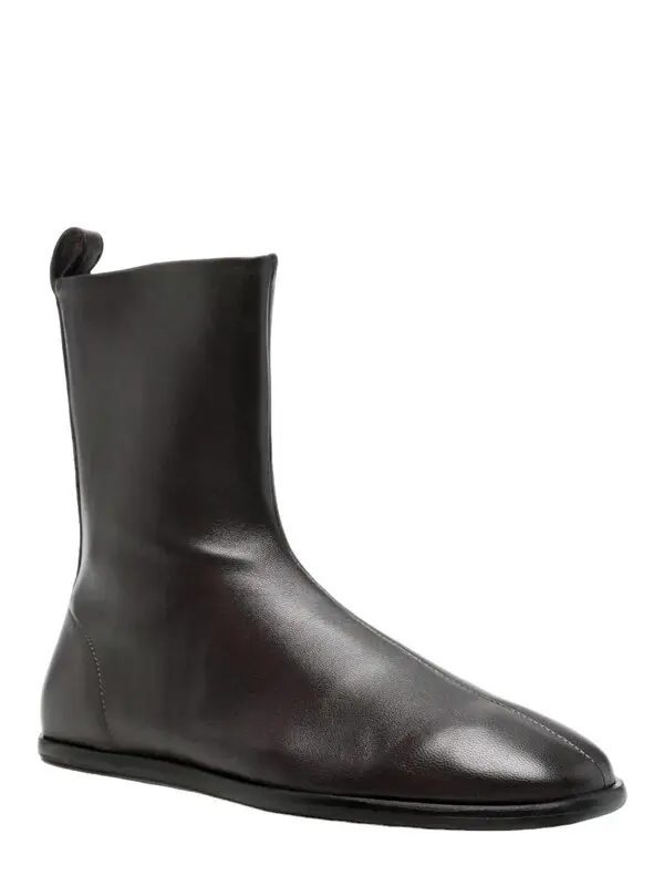 Soeur Cosma Leather Ankle Boots - Brown