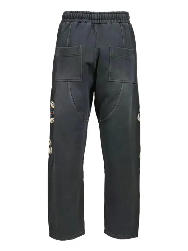BARRIERS Cowrie Crystal Track Pants - Black