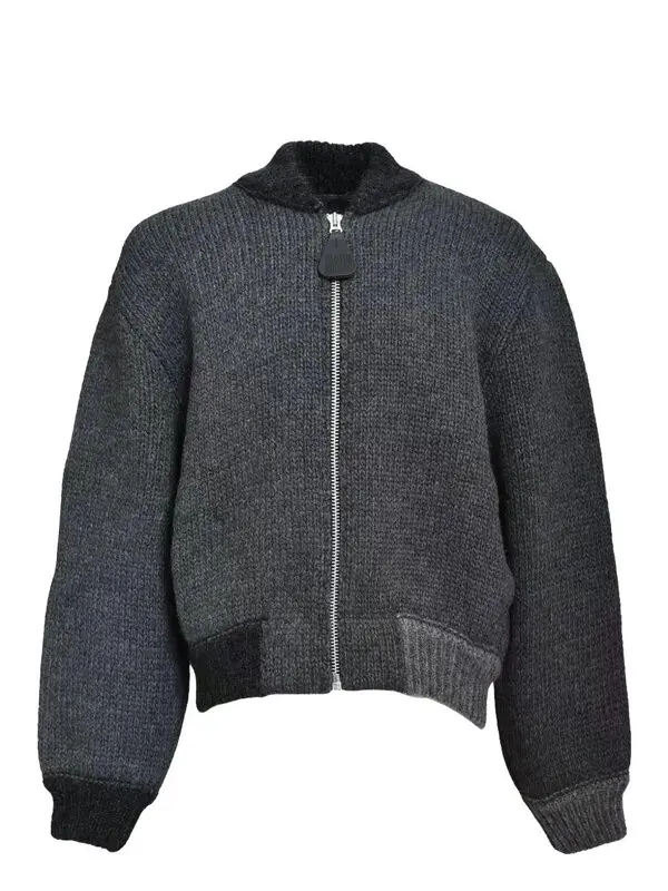 MAGLIANO Knitted Bomber Jacket - Grey