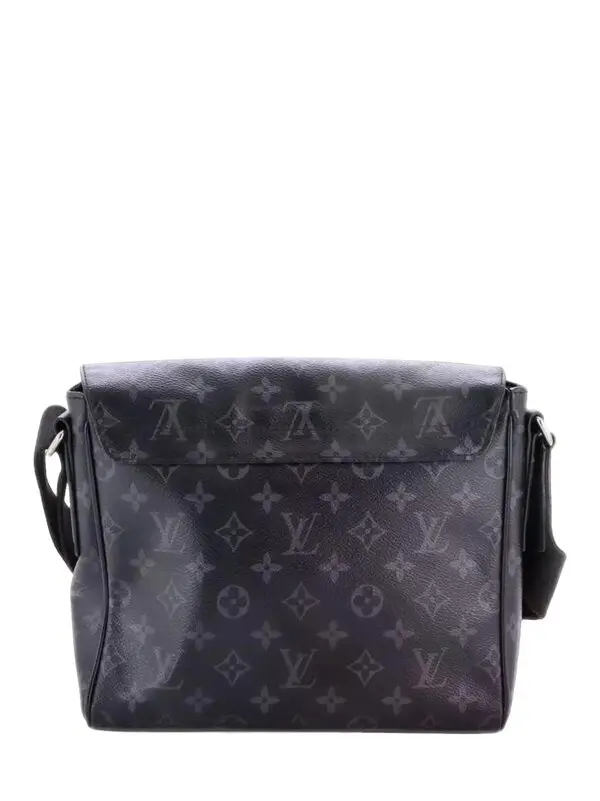 LOUIS VUITTON District Messenger Bag Monogram Eclipse Canvas Pm Crossbody Bag - Black