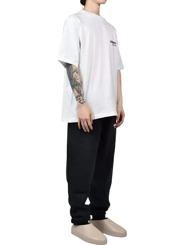 ESSENTIALS Logo-print Track Pants - Black