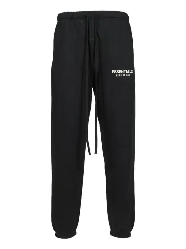 ESSENTIALS Logo-print Track Pants - Black