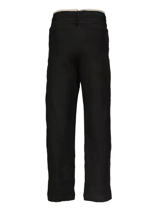 POST ARCHIVE FACTION Drifter Raw-edge Trousers - Black