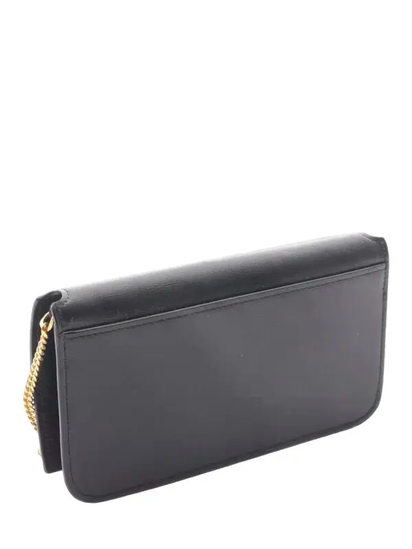 Saint Laurent Cassandra Chain Cross Body Bag - Black