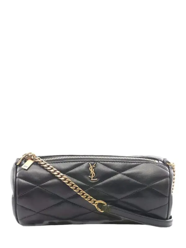 Saint Laurent 2020s Mini Sade Quilted Chain Shoulder Bag - Black
