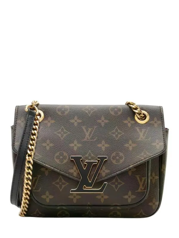 LOUIS VUITTON Monogram Passy Shoulder Bag - Brown