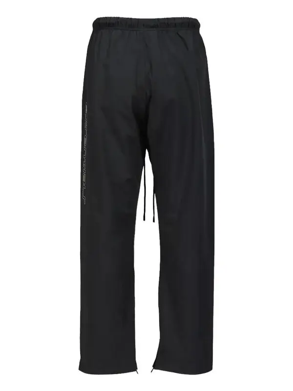ESSENTIALS Logo-print Track Pants - Black
