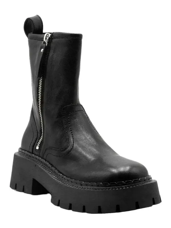 VIC MATIE Platform Lug-sole Boots - Black