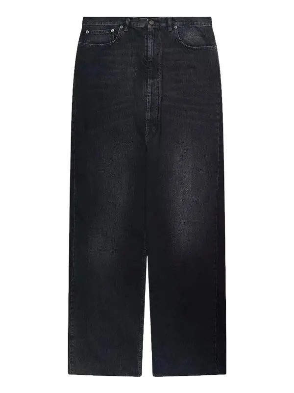 MAISON MARGIELA Extra-long Wide-leg Jeans - Black