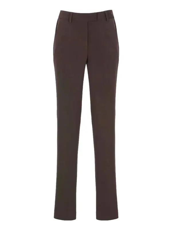 Alberto Biani Straight-leg Tailored Trousers - Brown
