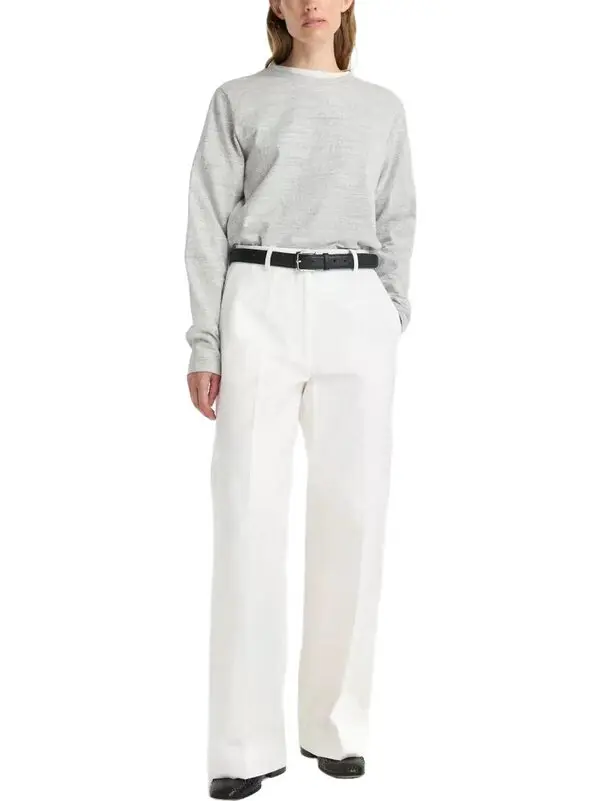 RÓHE Loose-fit Baggy Trousers - White