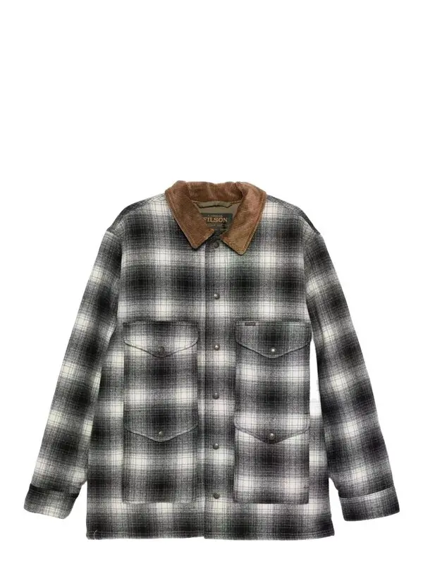 Filson Long-sleeve Checked Overshirt - Black