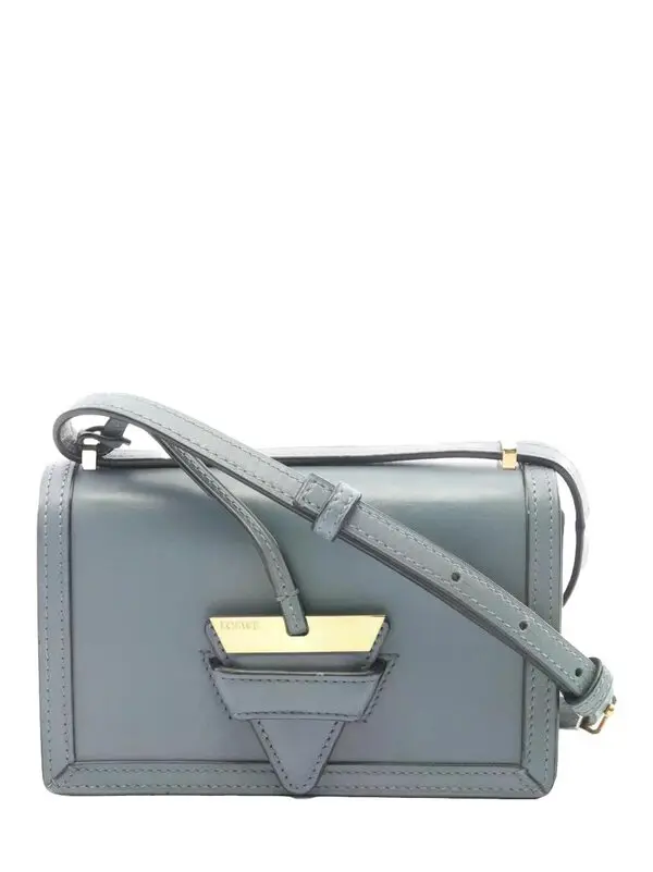 Loewe Leather Barcelona Crossbody Bag - Blue