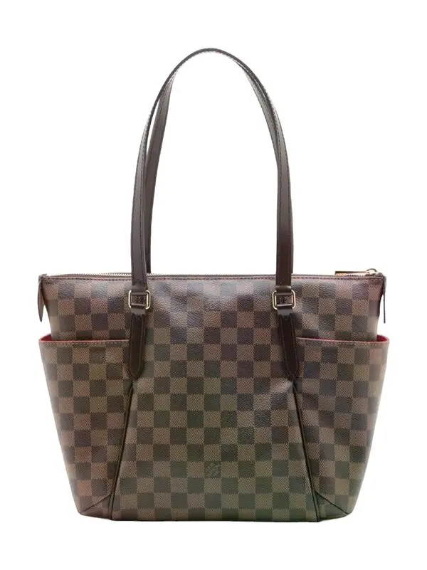 LOUIS VUITTON 2015 Damier Ebene Totally Pm Tote Bag - Brown